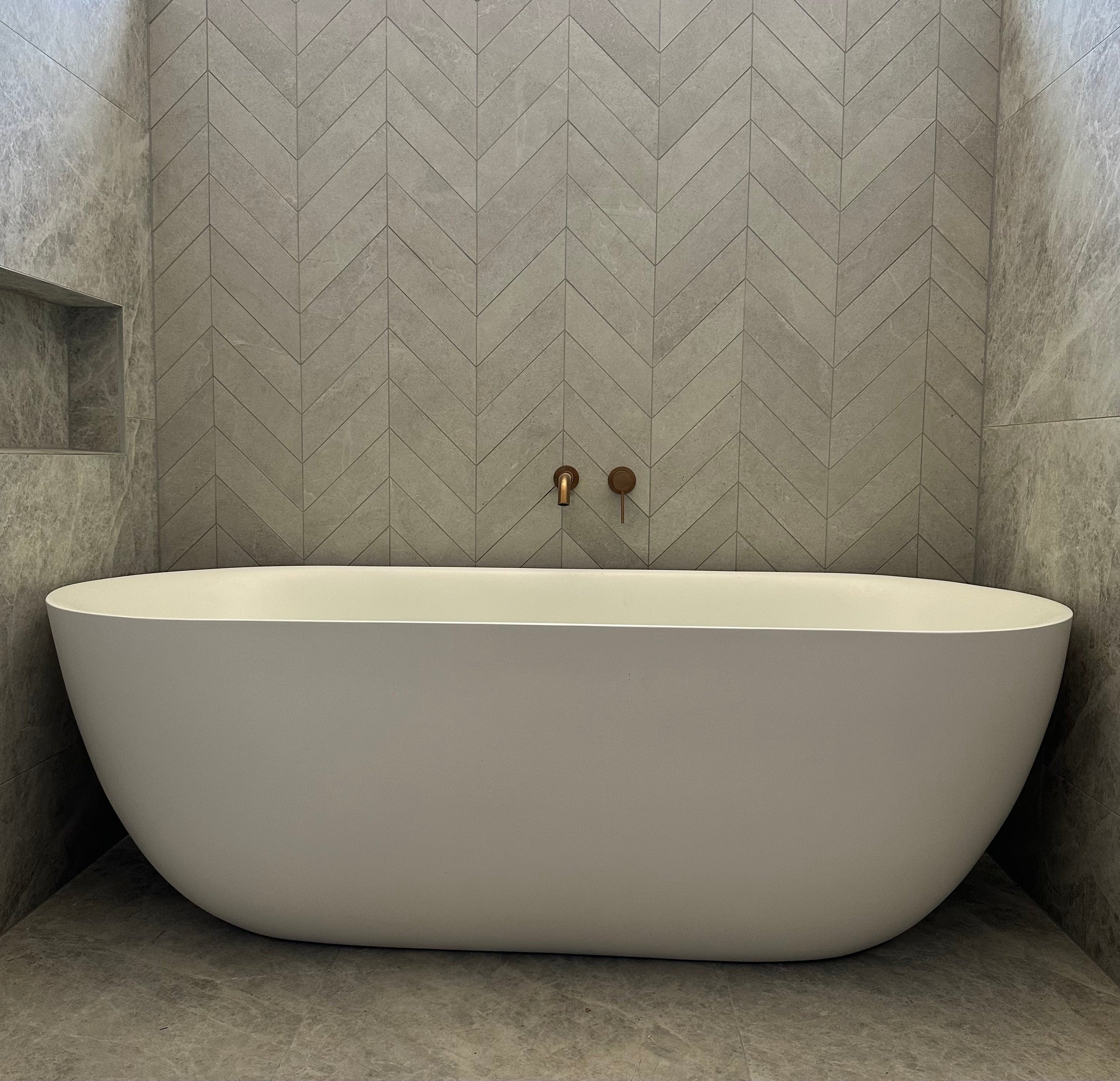 SOHO SOLID SURFACE FREESTANDING BATH